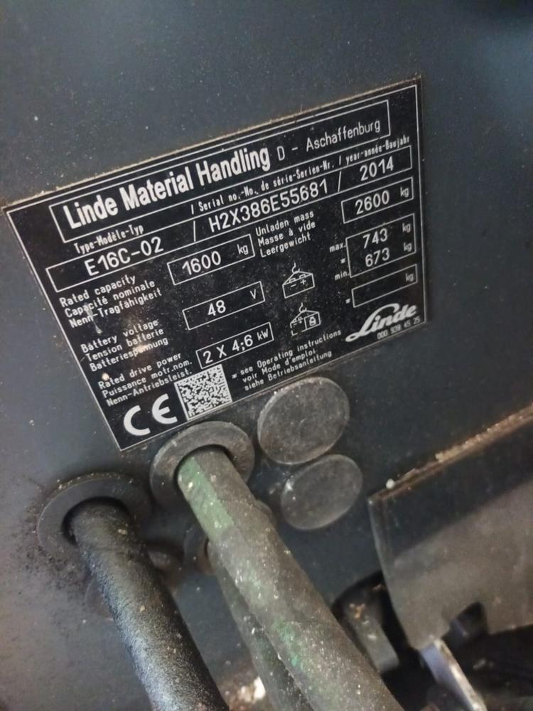 abolsamia - Empilhador LINDE E16 EVO
